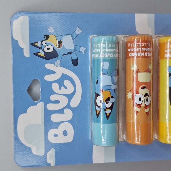 bluey | Makeup | Bluey Cartoon Lip Balm Set 8 Piece Bundle Pack Fruit ...